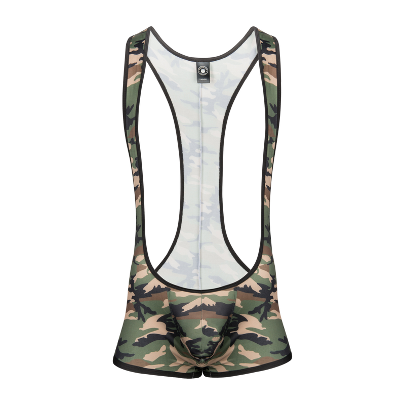 Combat Wrestling Singlet - Camo Singlet w/ Assless Option - Gruff ...